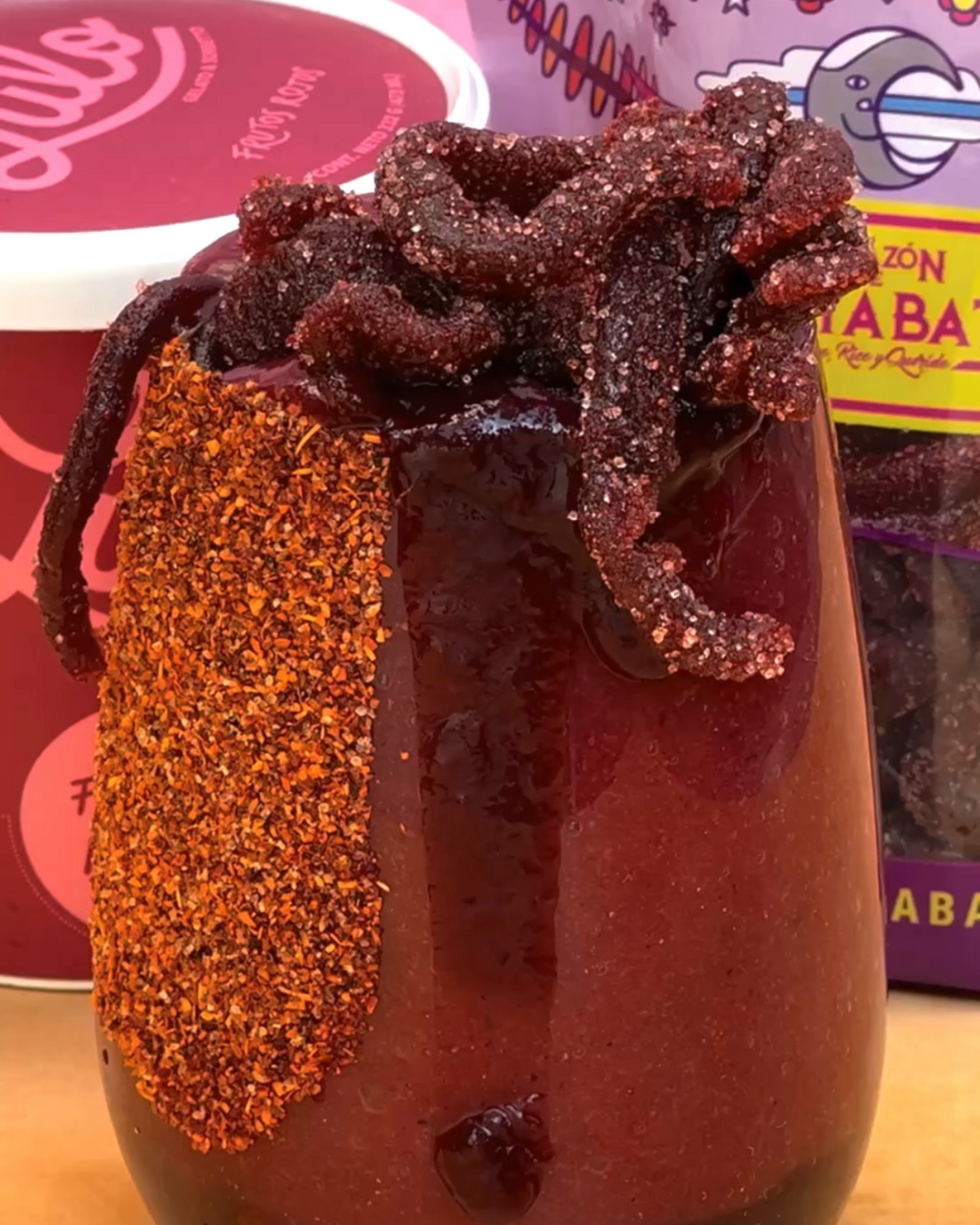 Chamoyada con nieve de Frutos Rojos de Lulo y Guayaba Picosita 🤯😍🤤 ️ ...